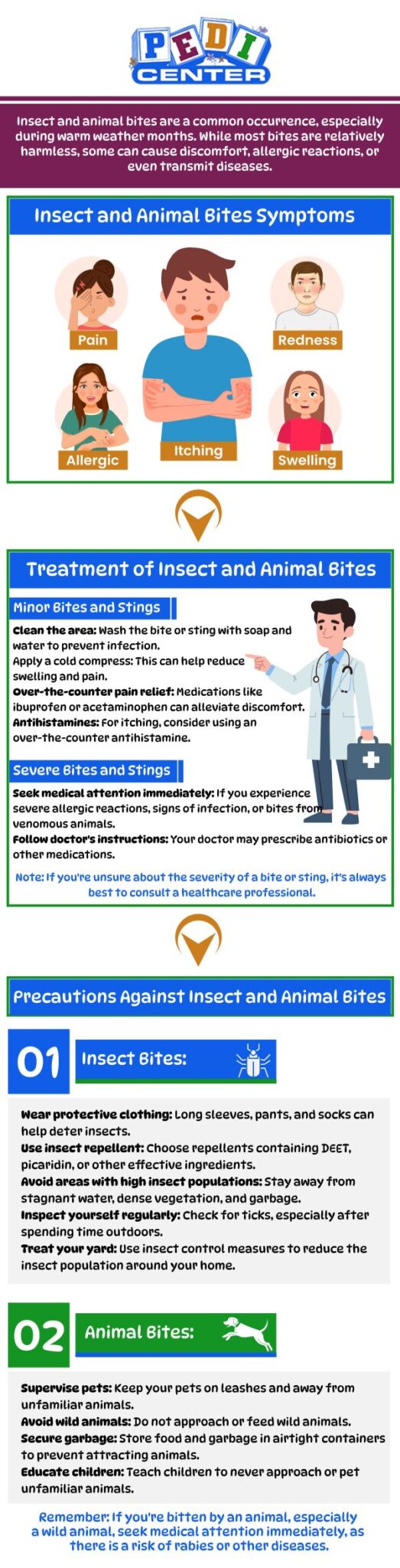 Pediatric Insect Sting Treatment in Bakersfield CA and Fresno CA